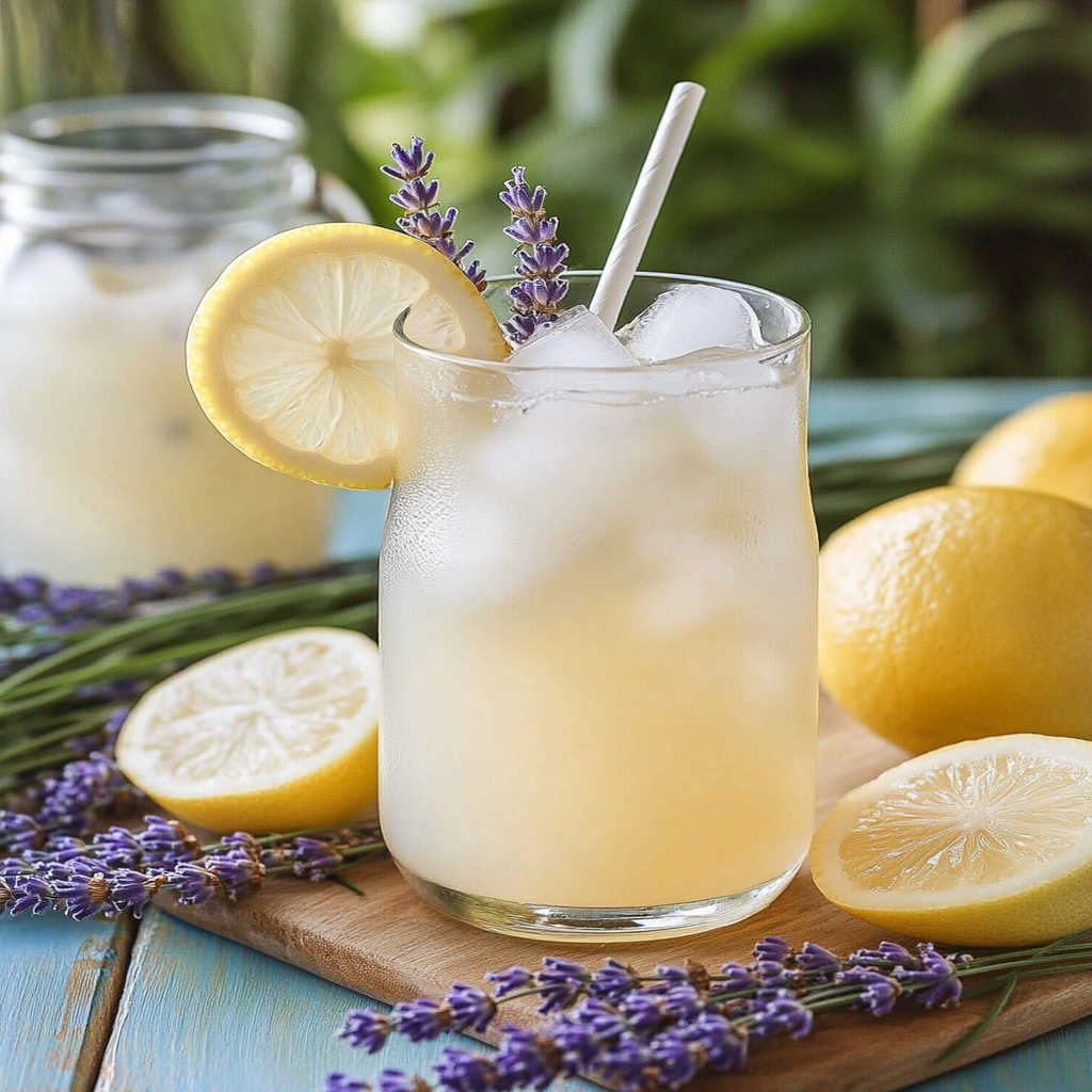 Coconut Lavender Lemonade Mocktail