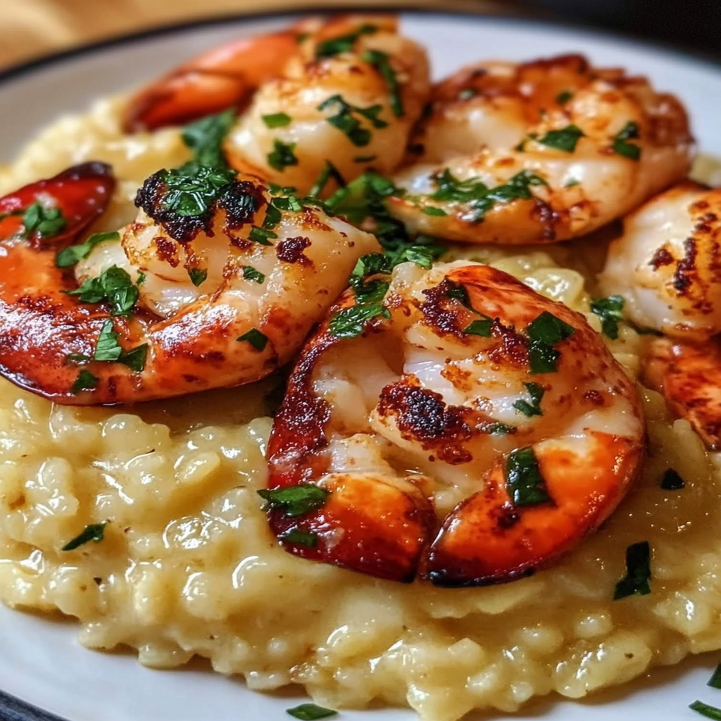 Lemon Butter Lobster Risotto