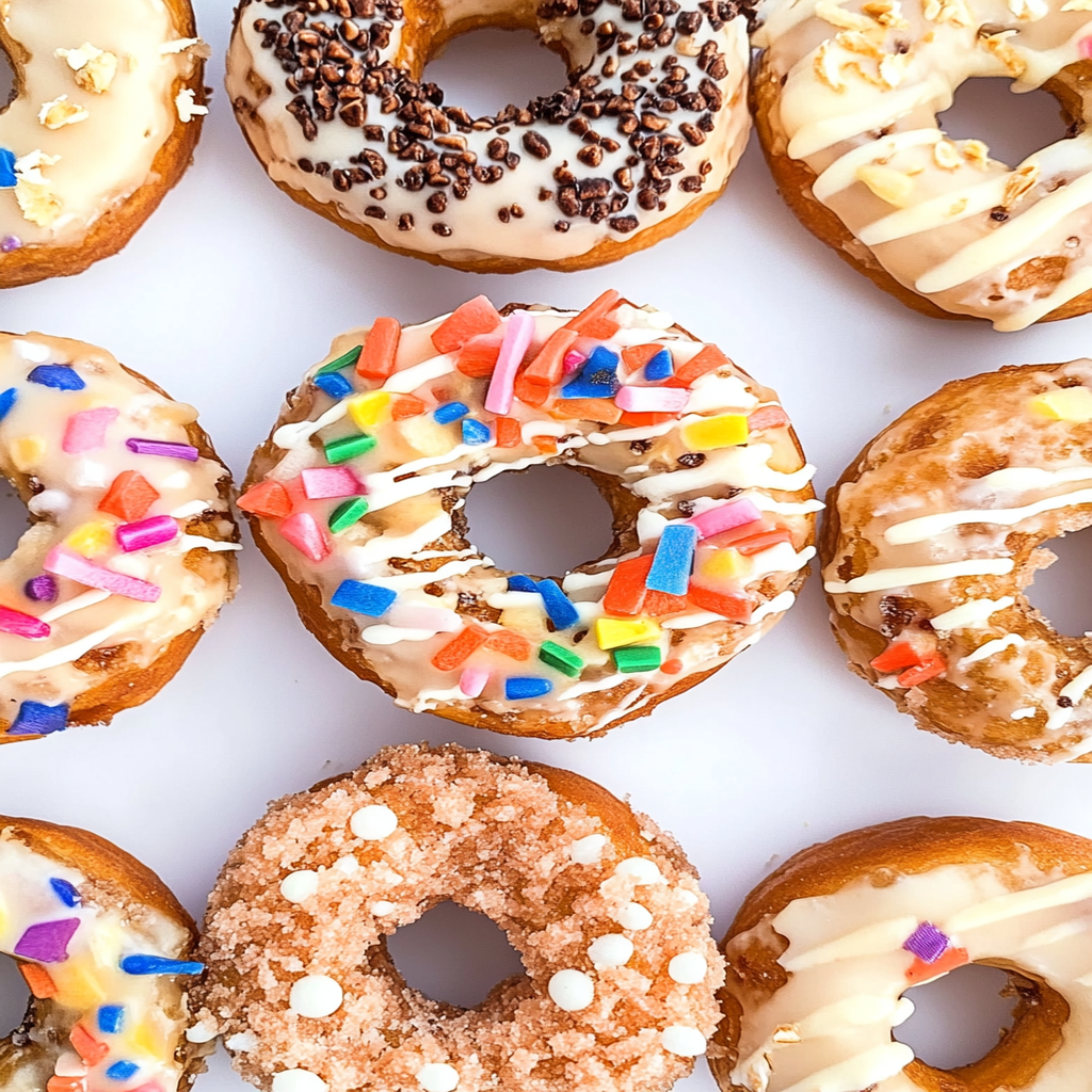 No-Bake Apple Donuts