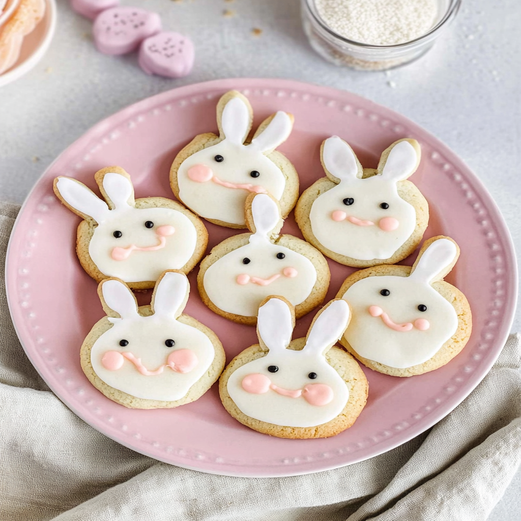 Bunny Face Cookies