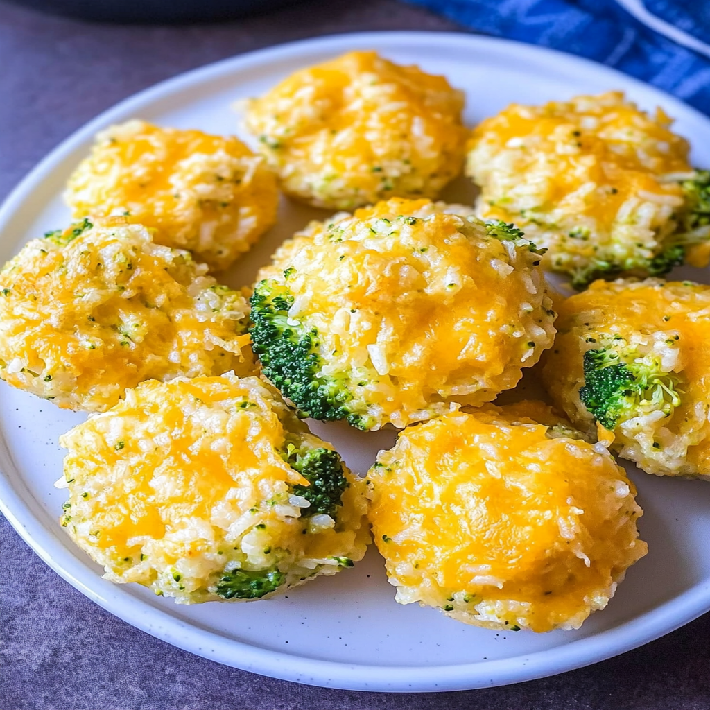 Cheesy Broccoli Rice Cups