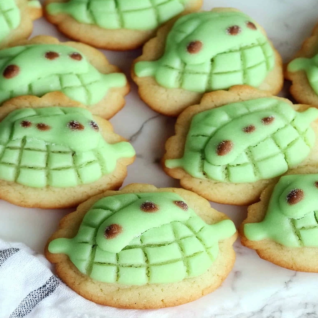Turtle Sugar Cookies