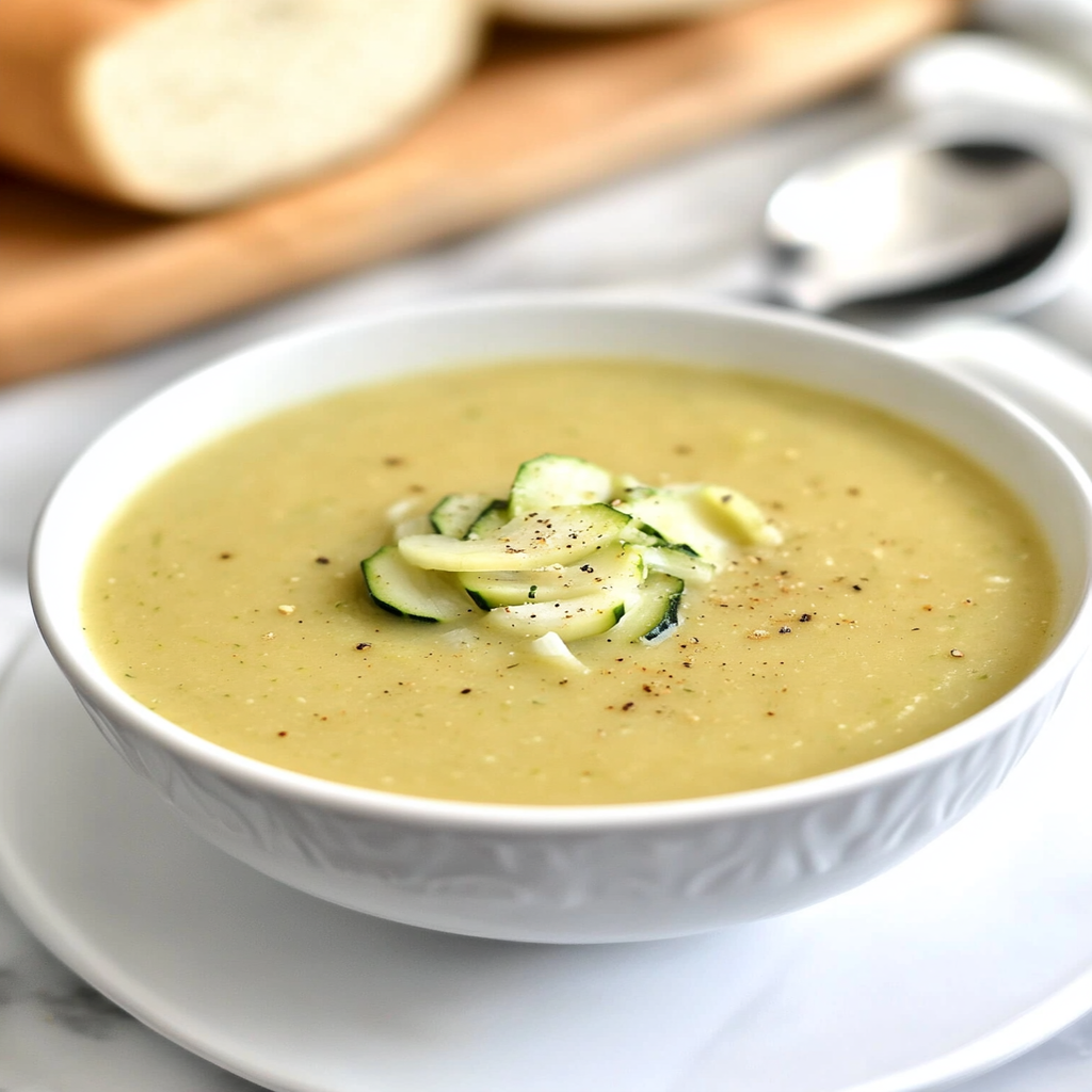 Irish Leek Soup With Zucchini
