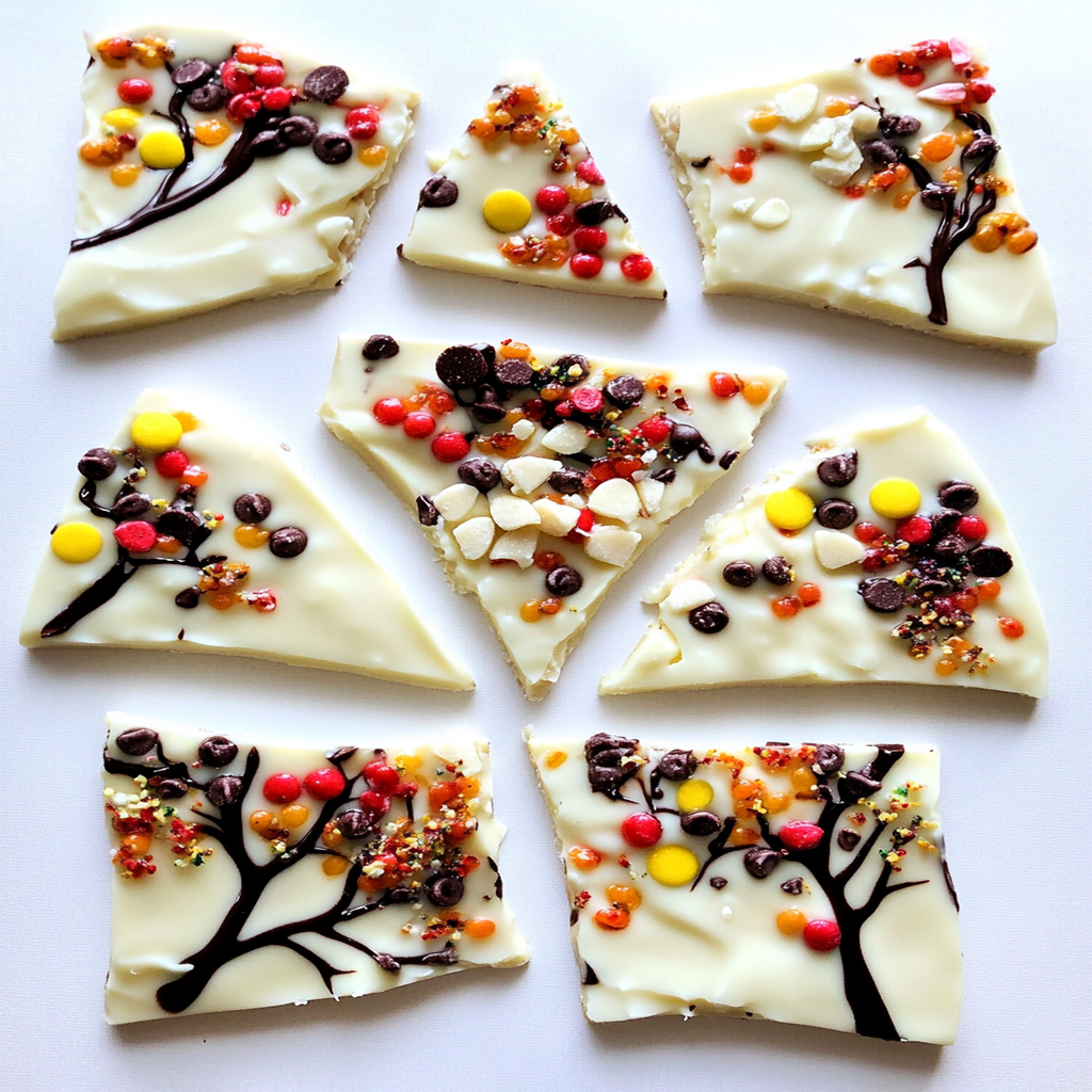 Thanksgiving White Chocolate Bark