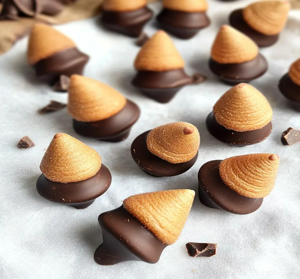 Chocolate Kiss Acorns