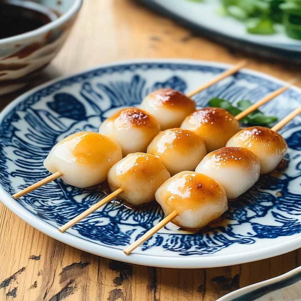 Dango (Sweet Rice Dumplings on Skewers)