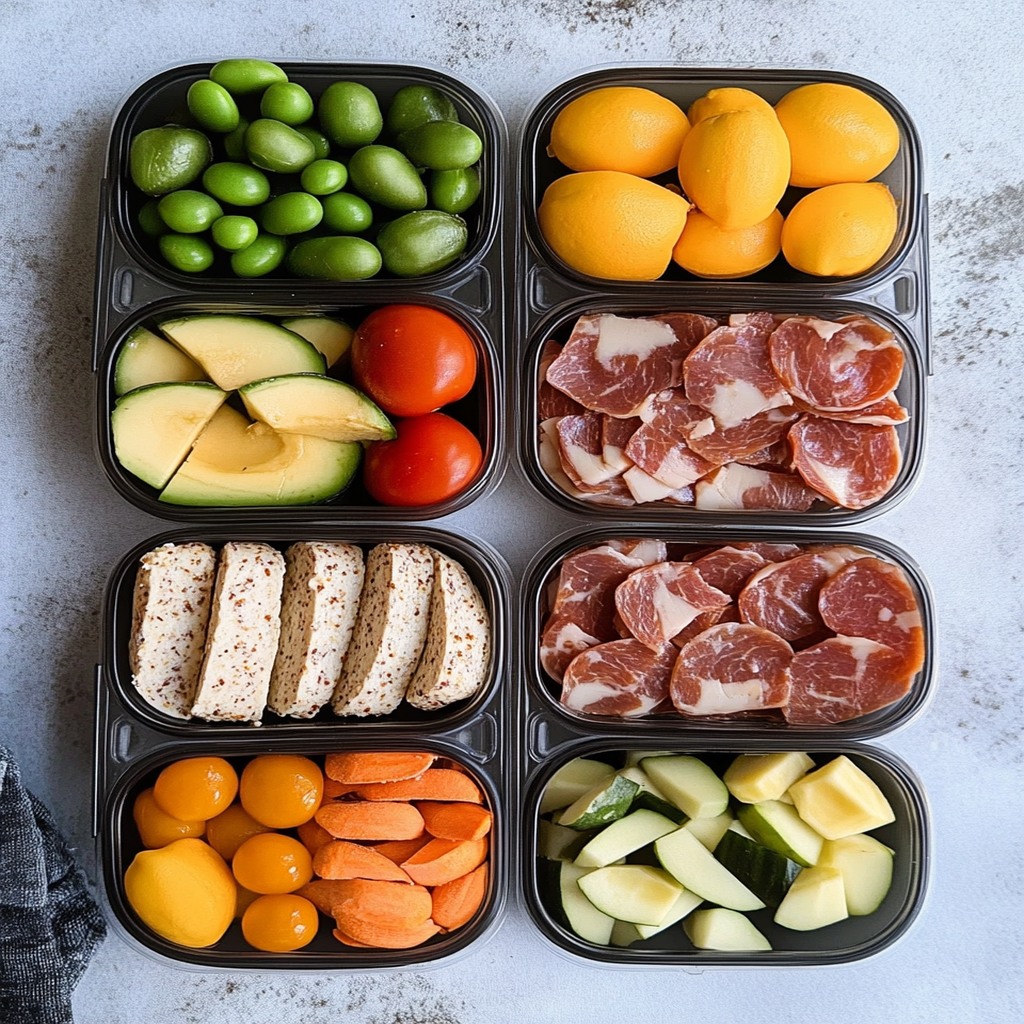 Protein Snack Pack Lunch Meal Prep